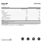 60 mg iron tablets for better absorption