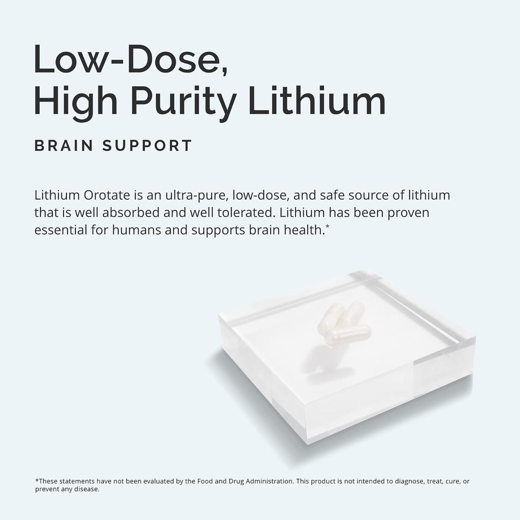 60 mg Lithium Orotate capsules