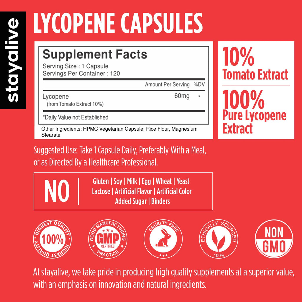 60 mg Lycopene for heart health