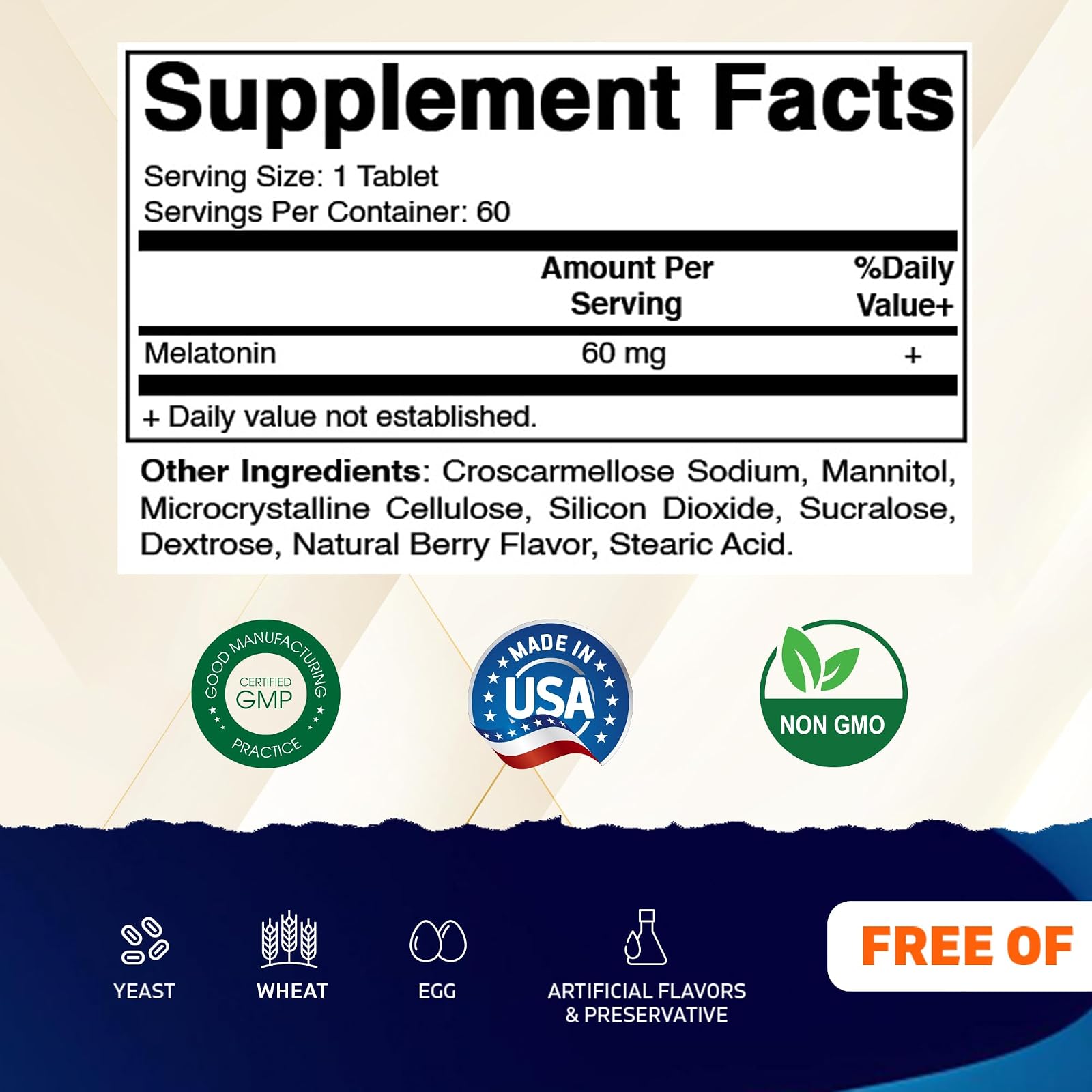 60 mg melatonin for better sleep
