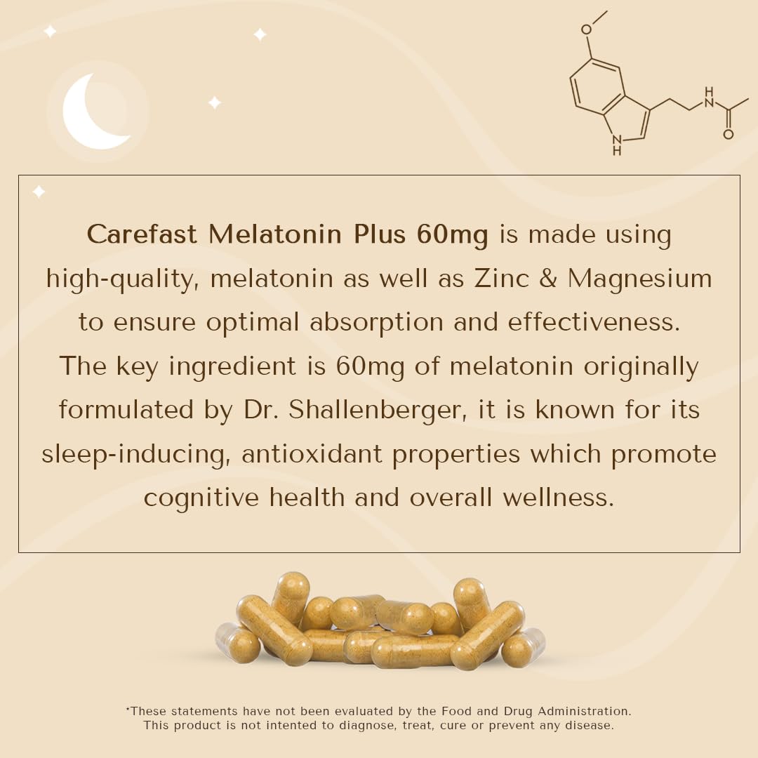 60 mg melatonin for enhanced sleep support