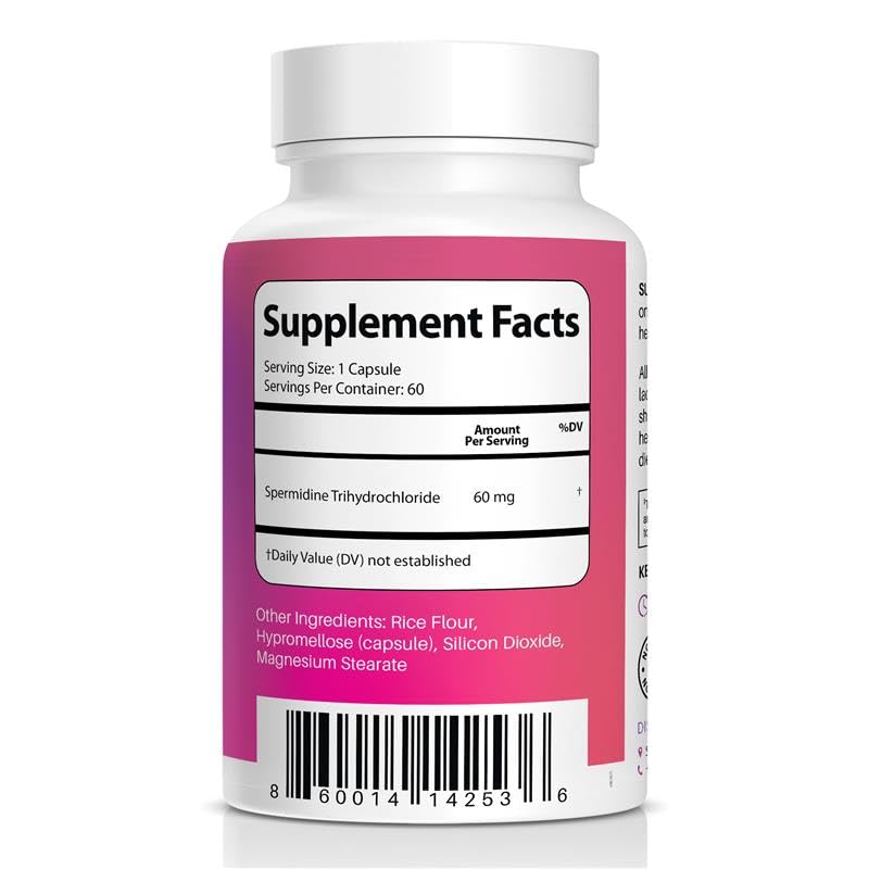 60 mg spermidine health supplement