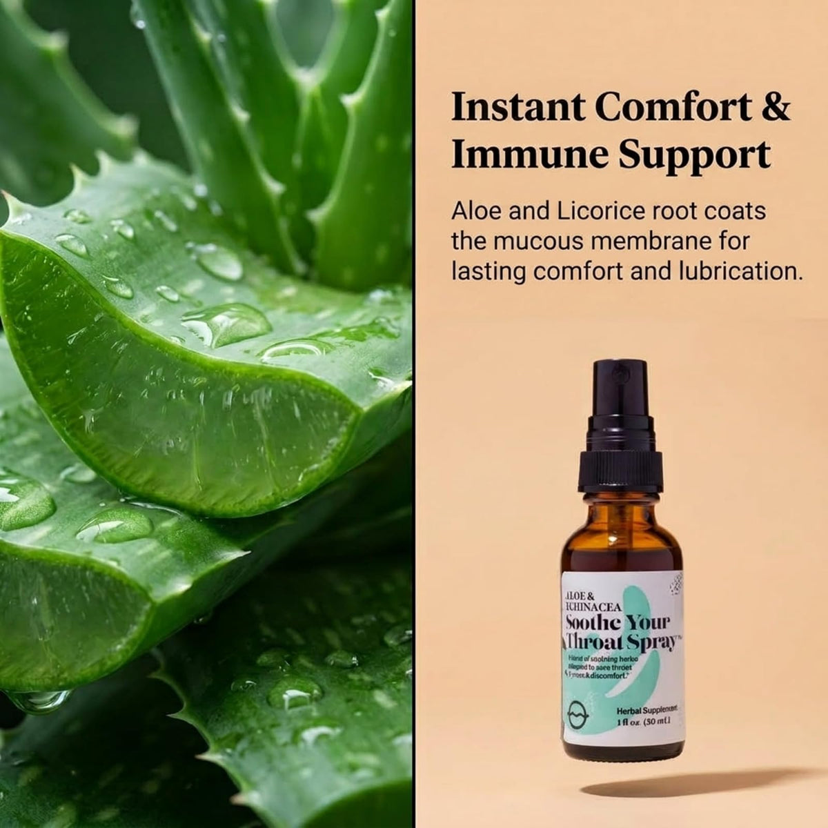 60 ml throat spray for immune support