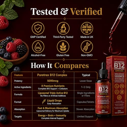 60 ml Vitamin B12 liquid supplement