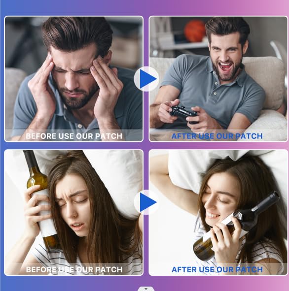 60 pack vitamin patches for hangover relief