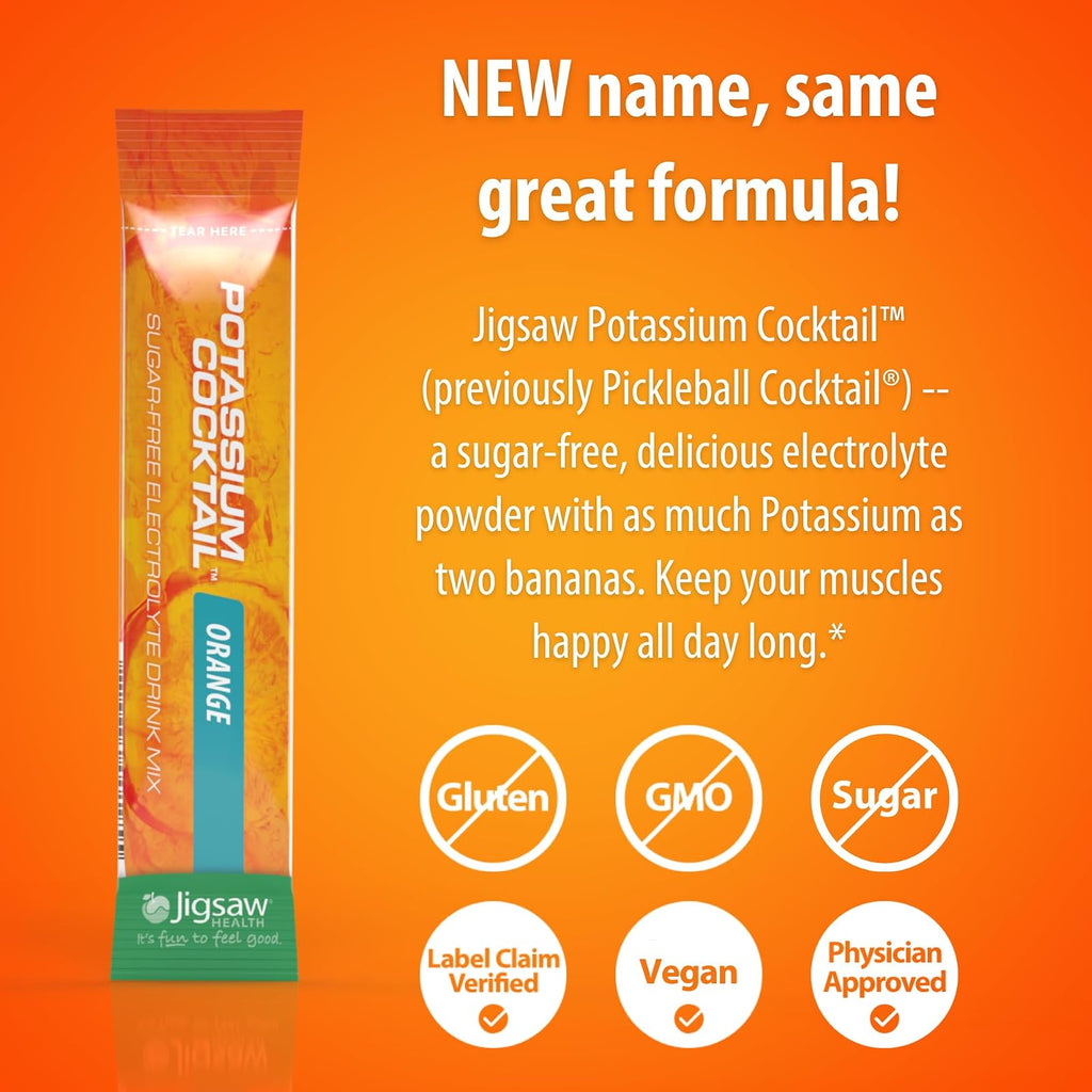 60 packets of potassium supplement