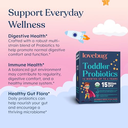 60 packets of probiotics for kids