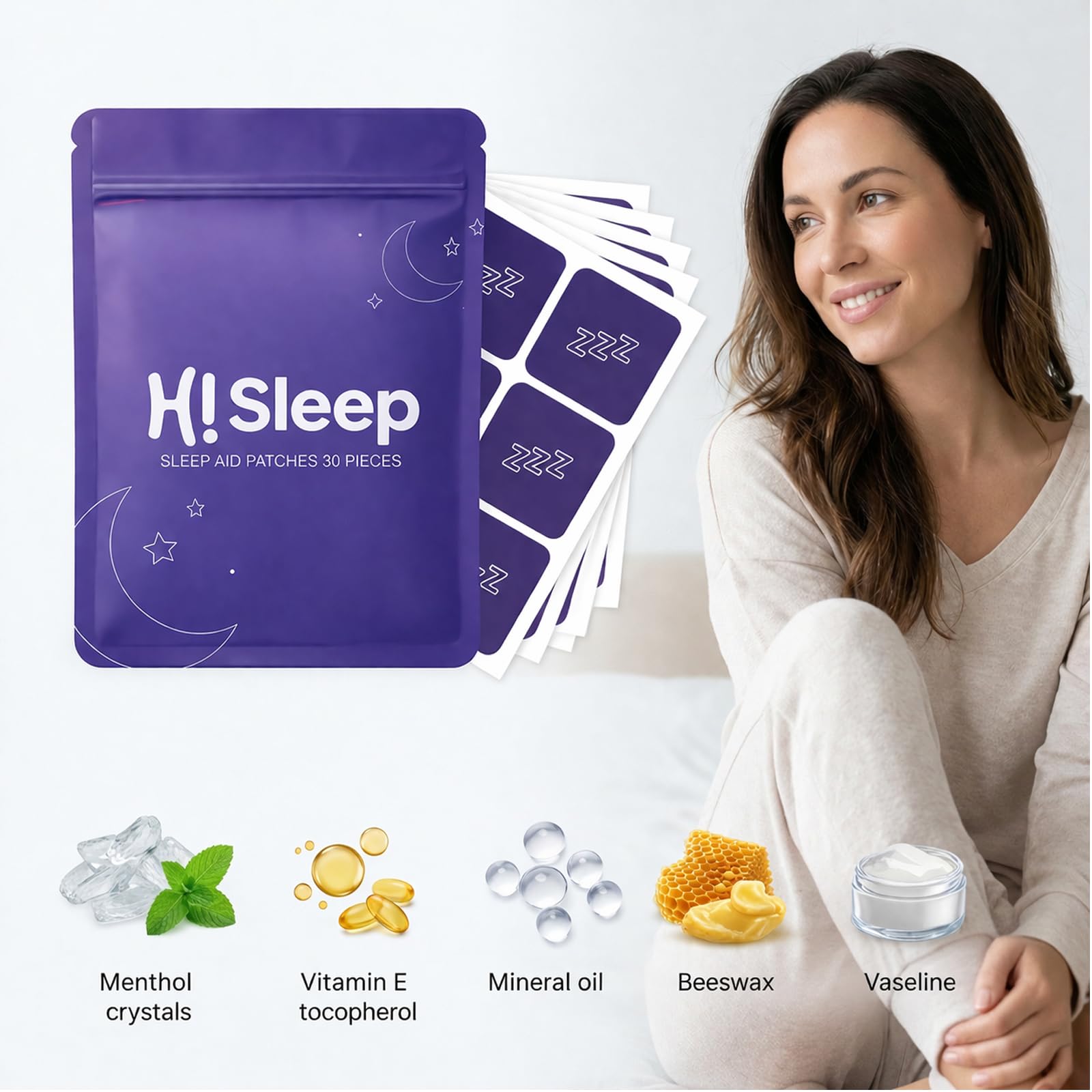 60 patches for improved sleep quality