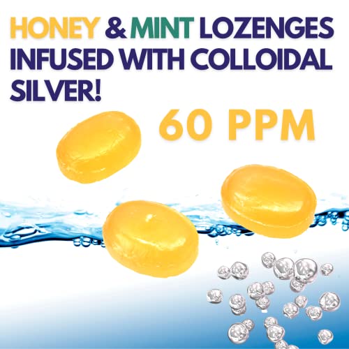 60 PPM silver lozenges for wellness