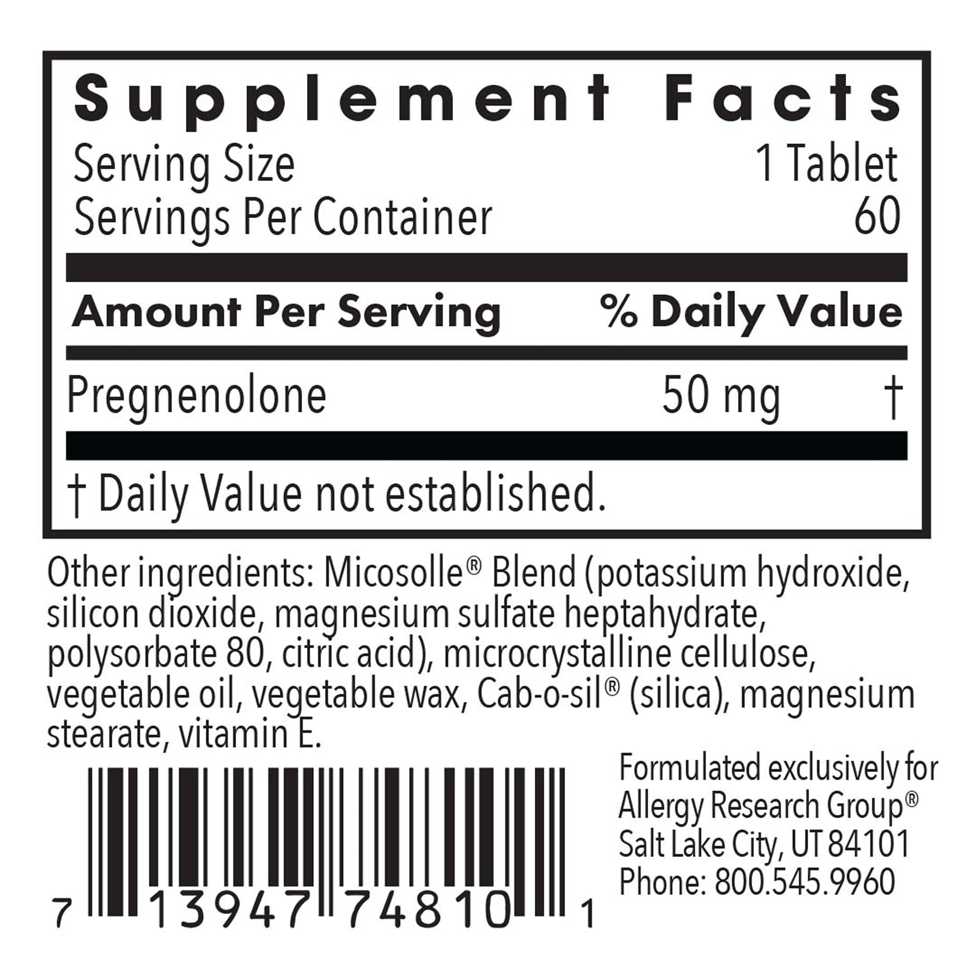 60 scored tablets for easy dosing