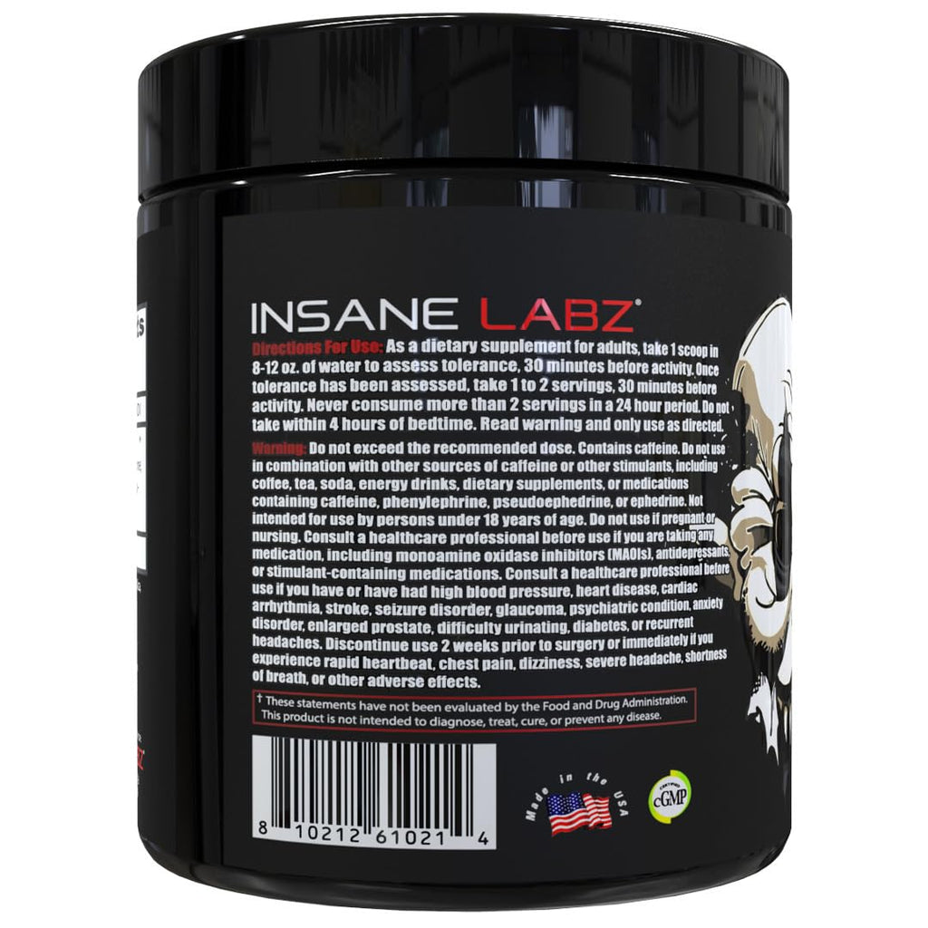 60 servings Insane Labz pre workout