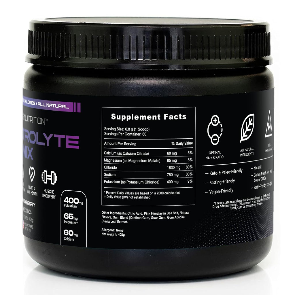 60 servings of berry-flavoured electrolytes
