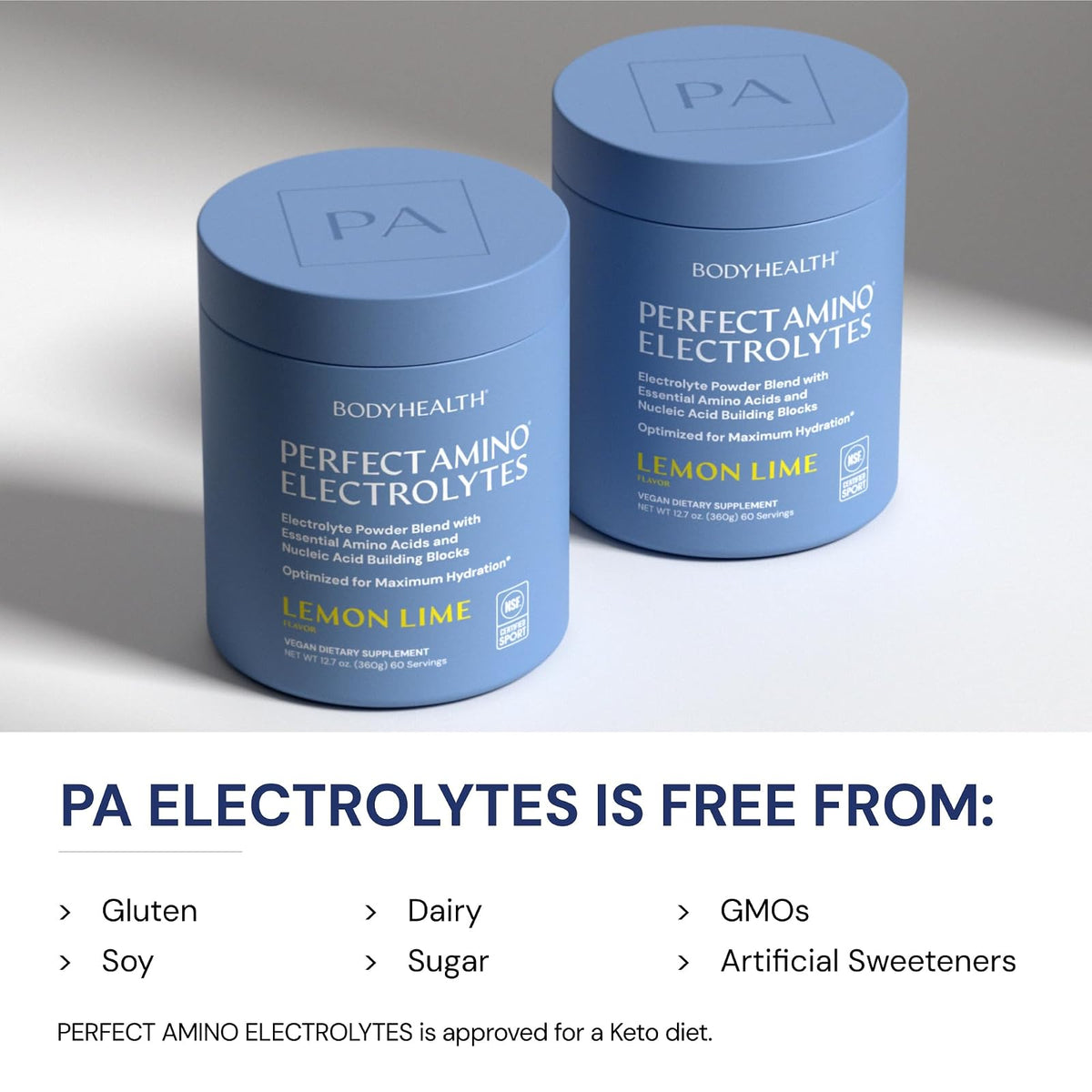 60 servings of BodyHealth electrolytes