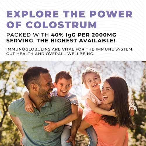 60 servings of colostrum powder