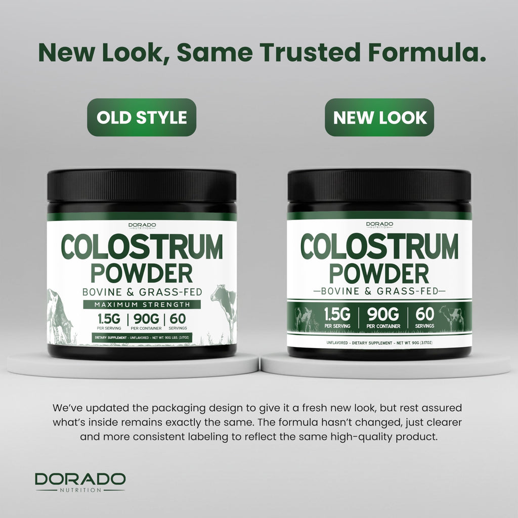 60 servings of colostrum powder