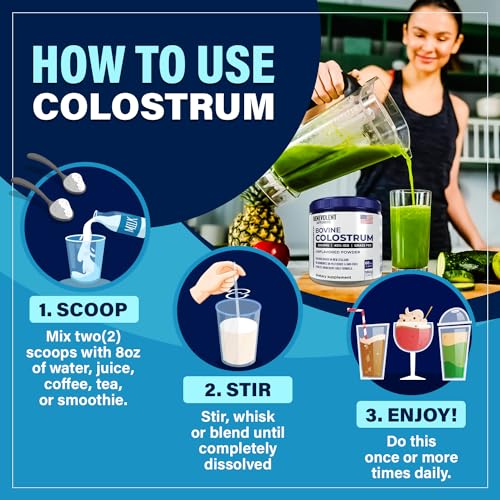 60 servings of colostrum supplement