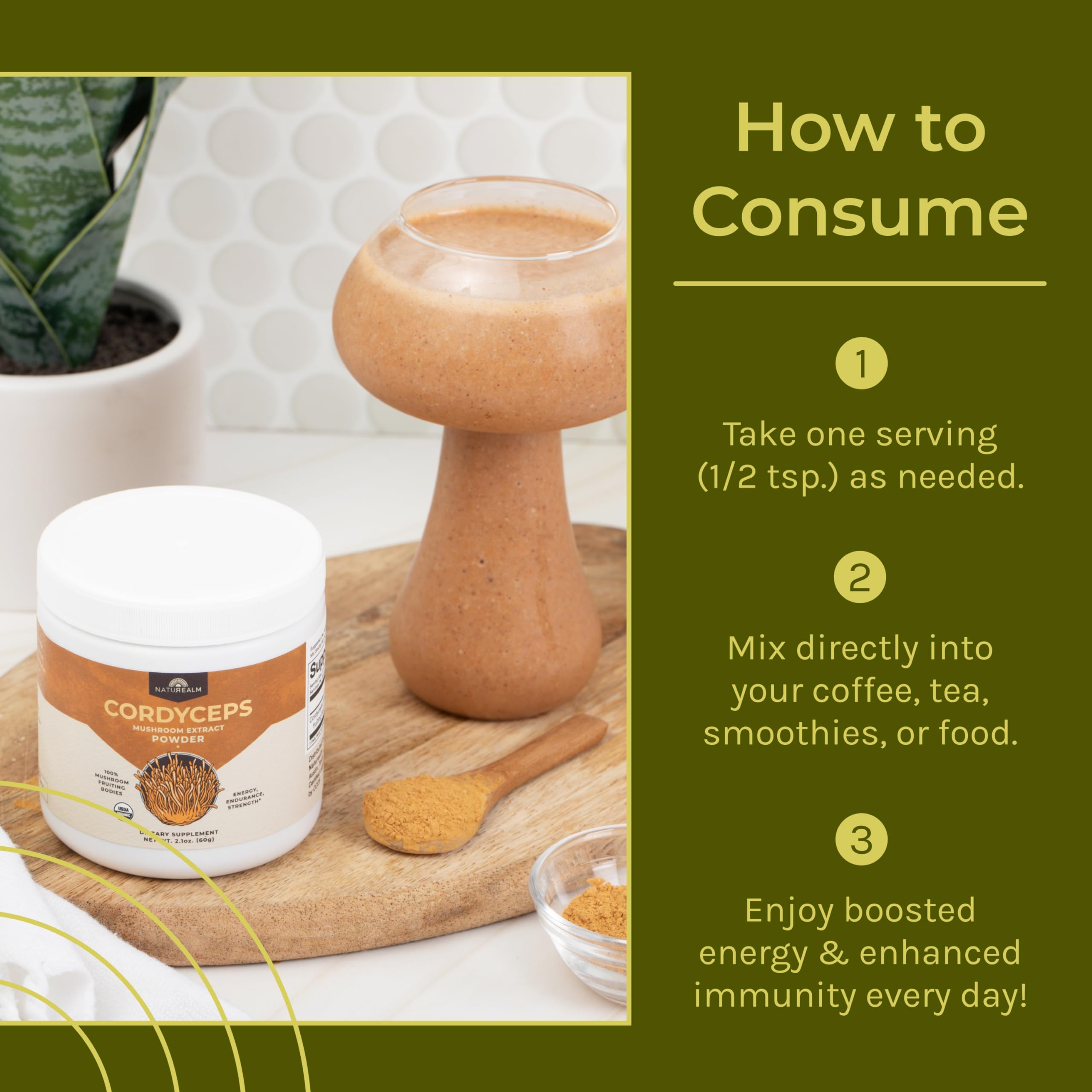 60 servings of cordyceps mushroom goodness