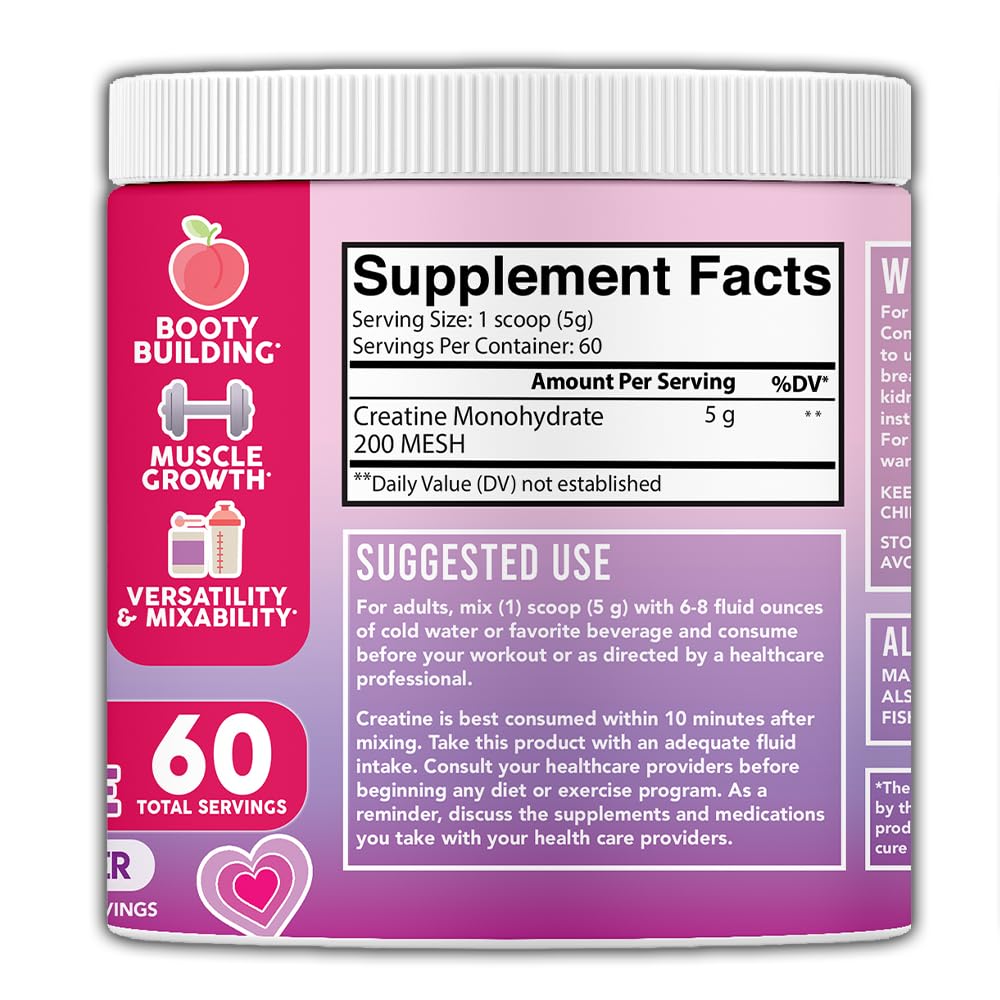 60 servings of creatine monohydrate