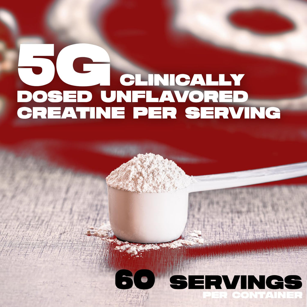 60 servings of creatine monohydrate
