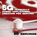 60 servings of creatine monohydrate