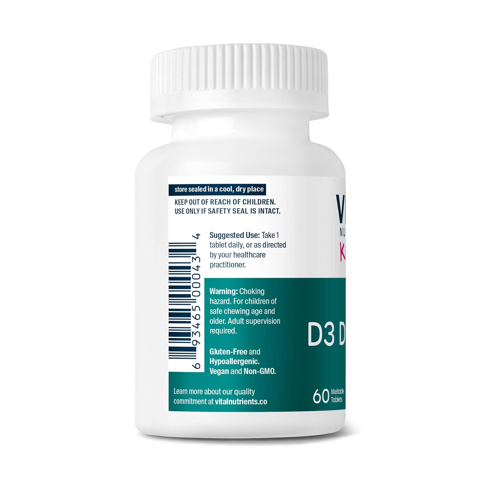 60 servings of D3 vitamins