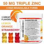60 servings of delicious Zinc gummies