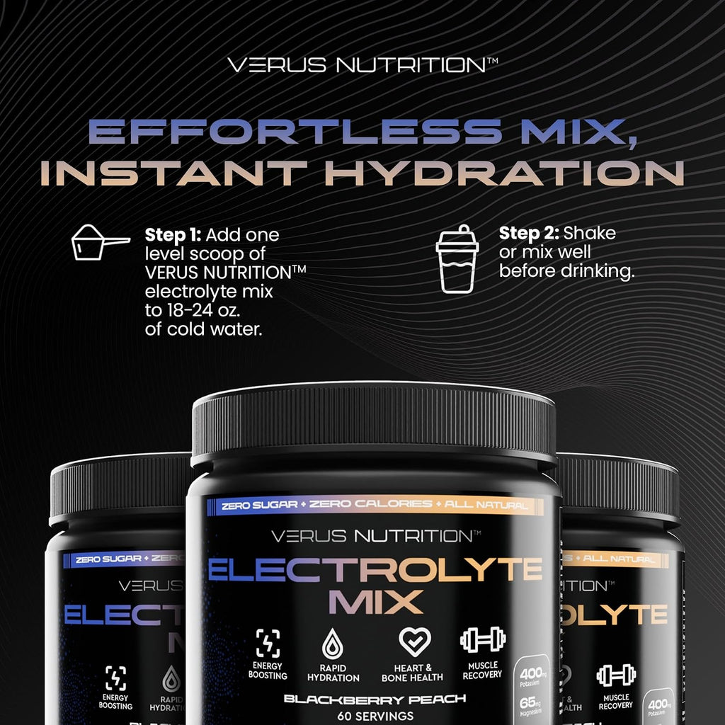60 servings of electrolyte hydration