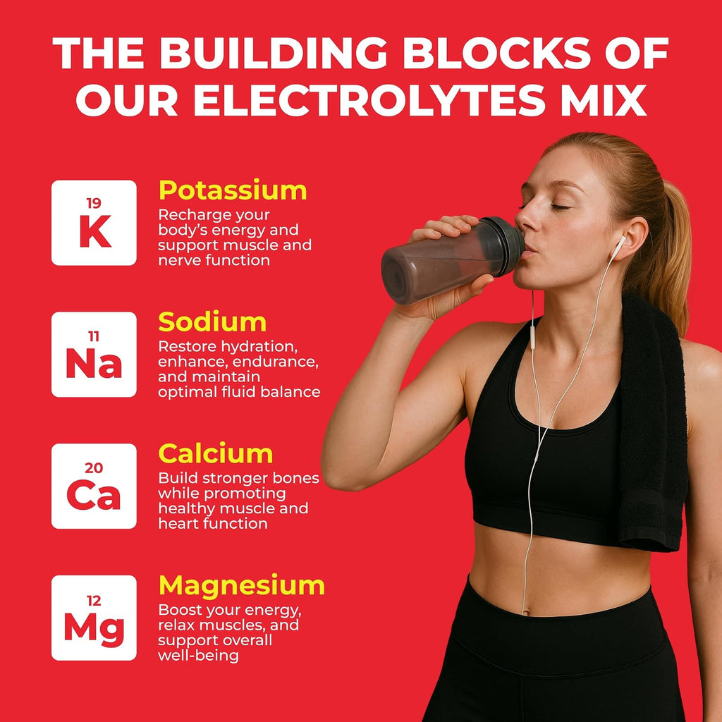 60 servings of electrolyte powder for endurance
