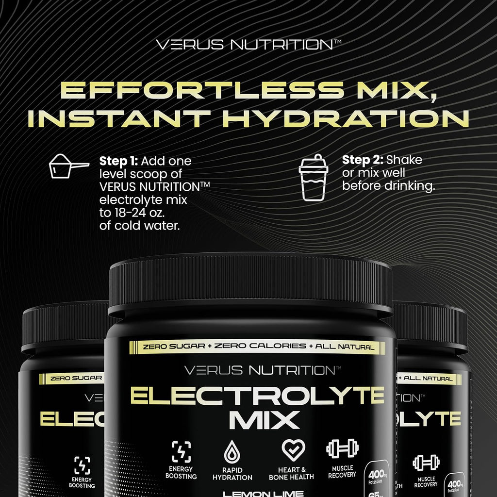 60 servings of electrolyte powder