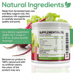 60 servings of fermented beets