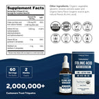 60 servings of folinic acid capsules