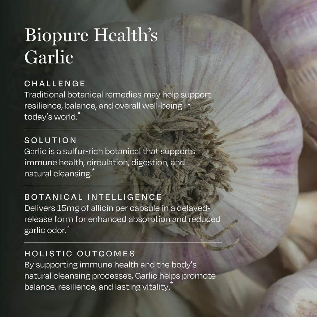60 servings of garlic extract