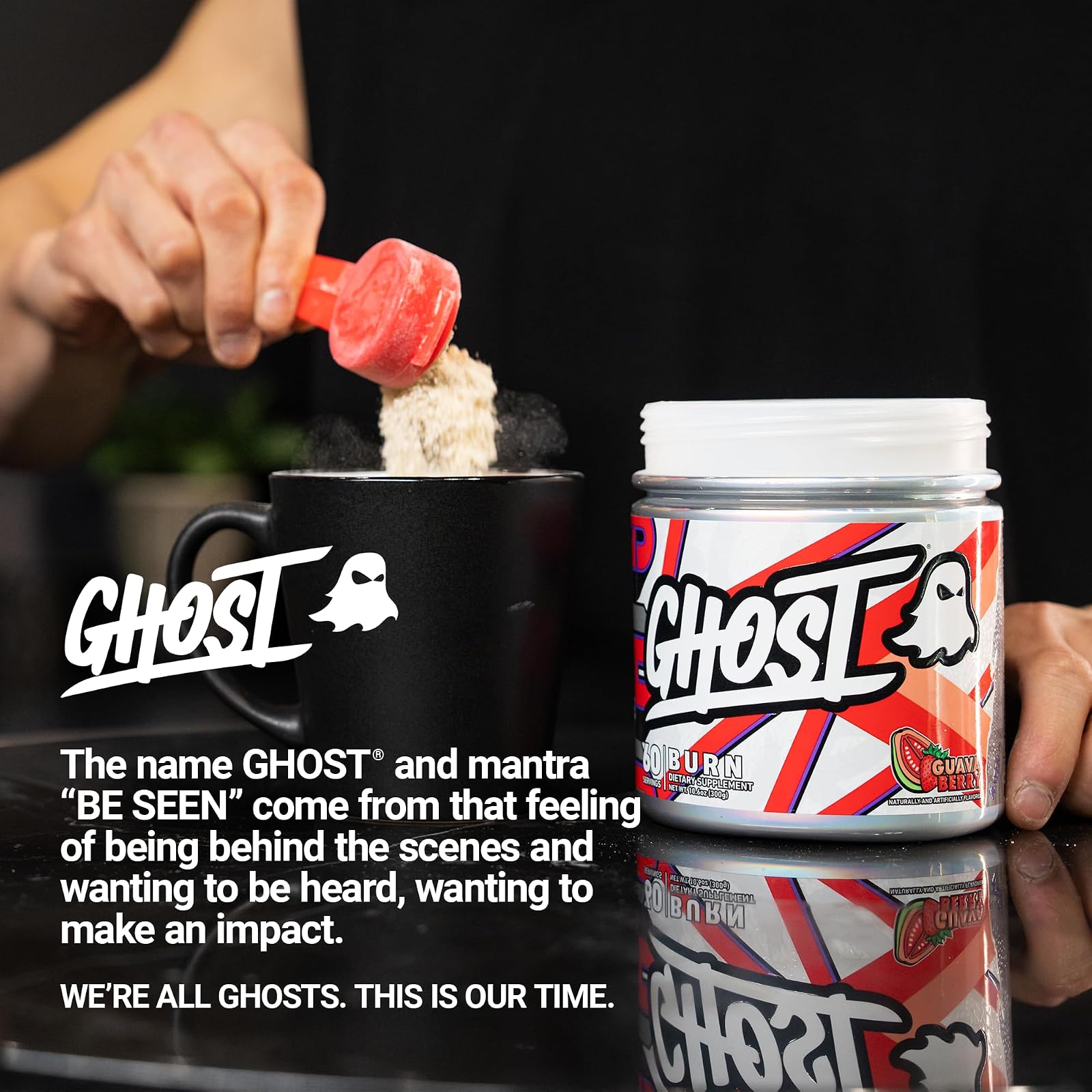 60 servings of GHOST weight loss support