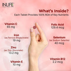 60 servings of iron capsules