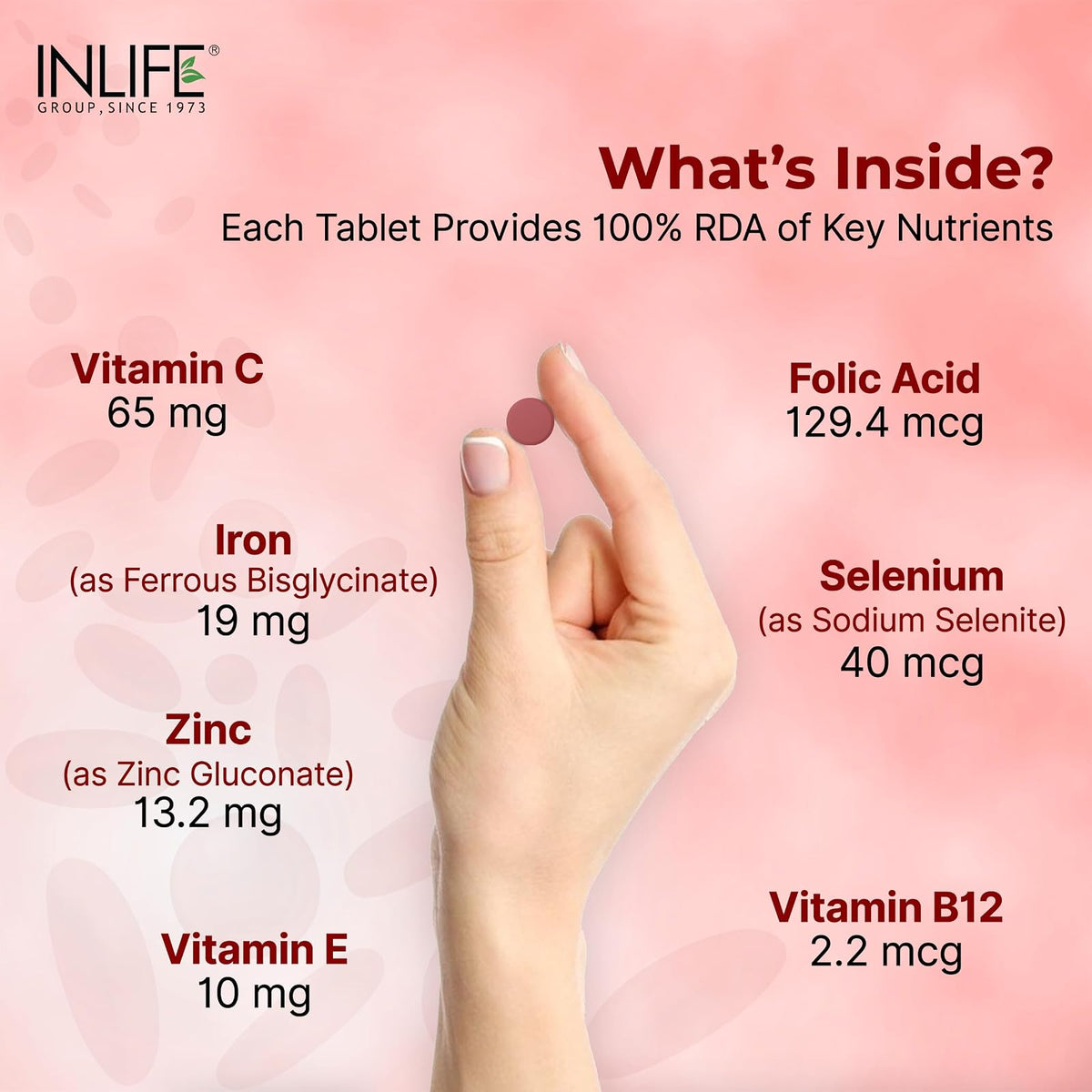 60 servings of iron capsules