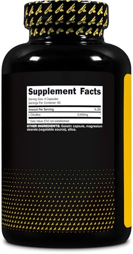 60 servings of L-Citrulline benefits