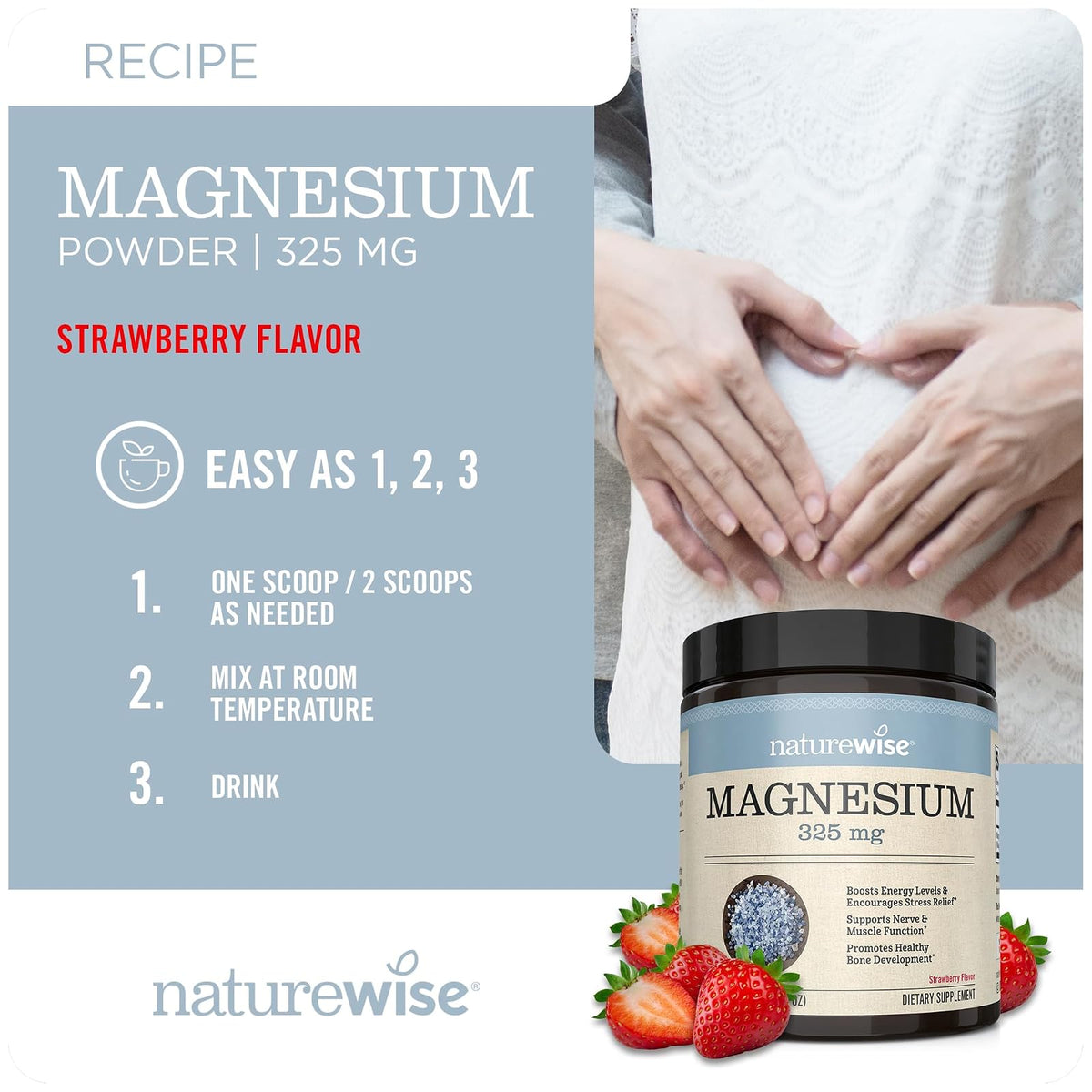 60 servings of magnesium citrate