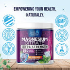 60 servings of magnesium citrate