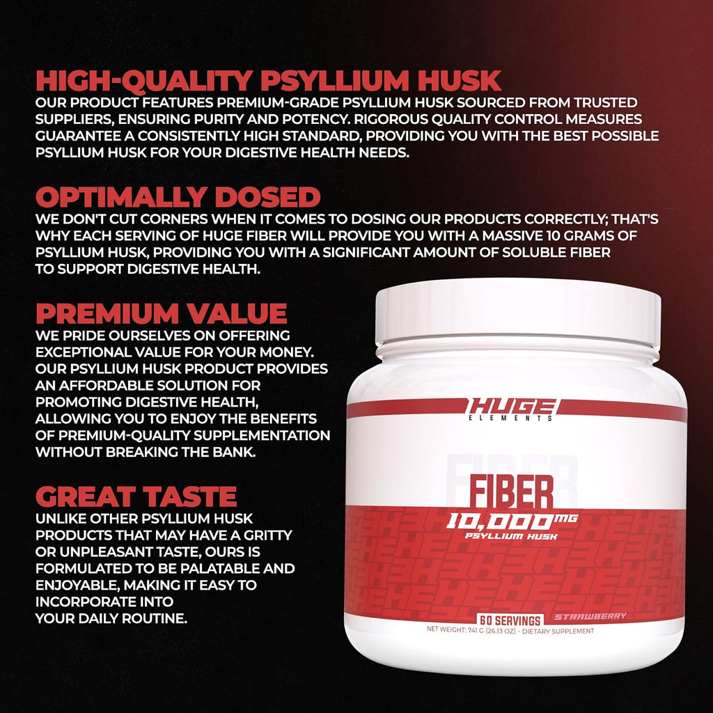 60 servings of natural fiber