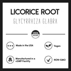 60 servings of organic licorice root