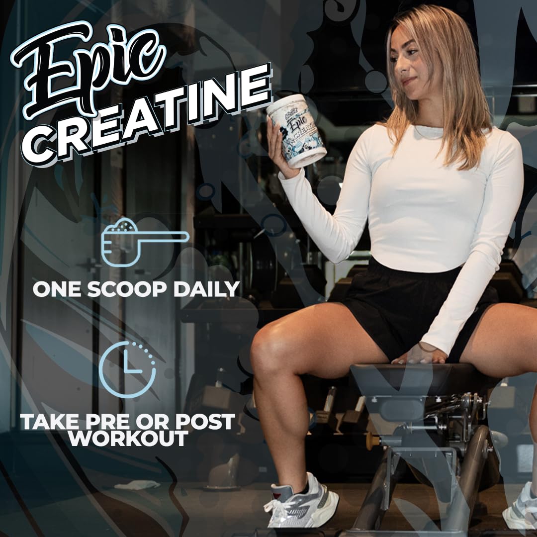 60 servings of pure creatine powder