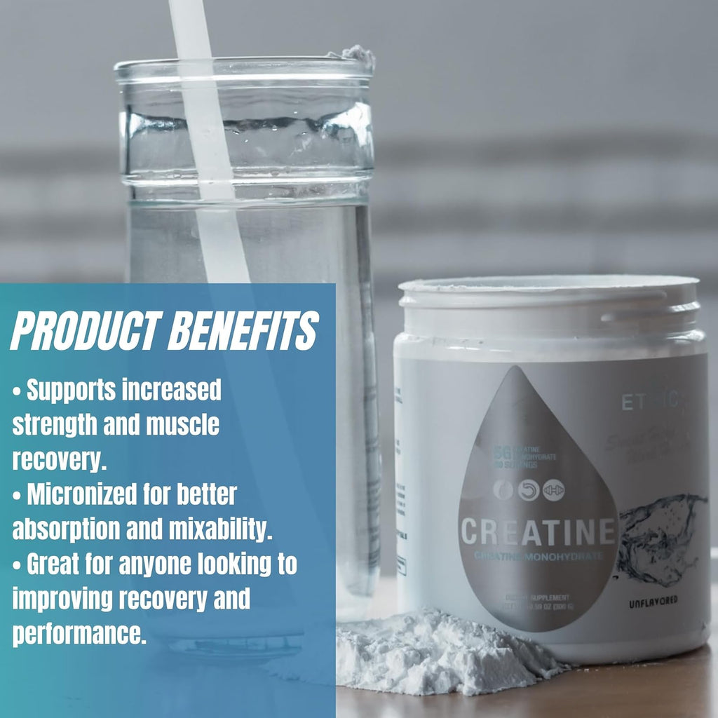 60 servings of pure creatine