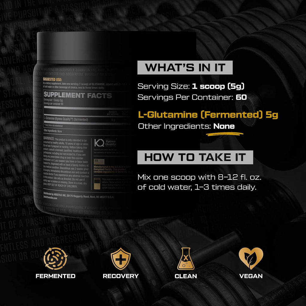 60 servings of pure L-Glutamine