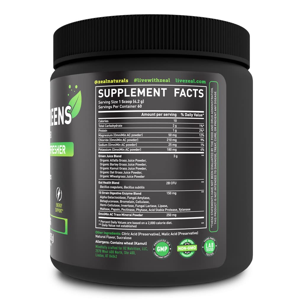 60 servings of super greens powder