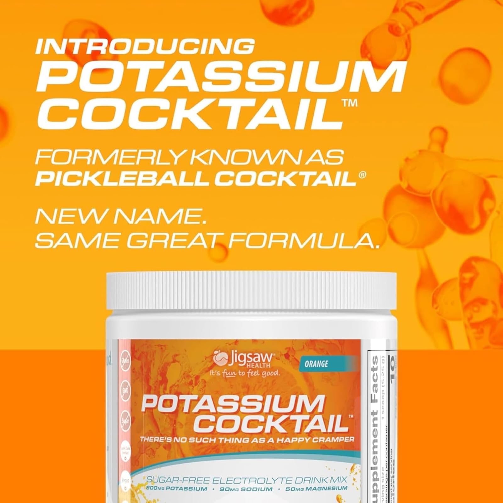 60 servings potassium electrolyte supplement