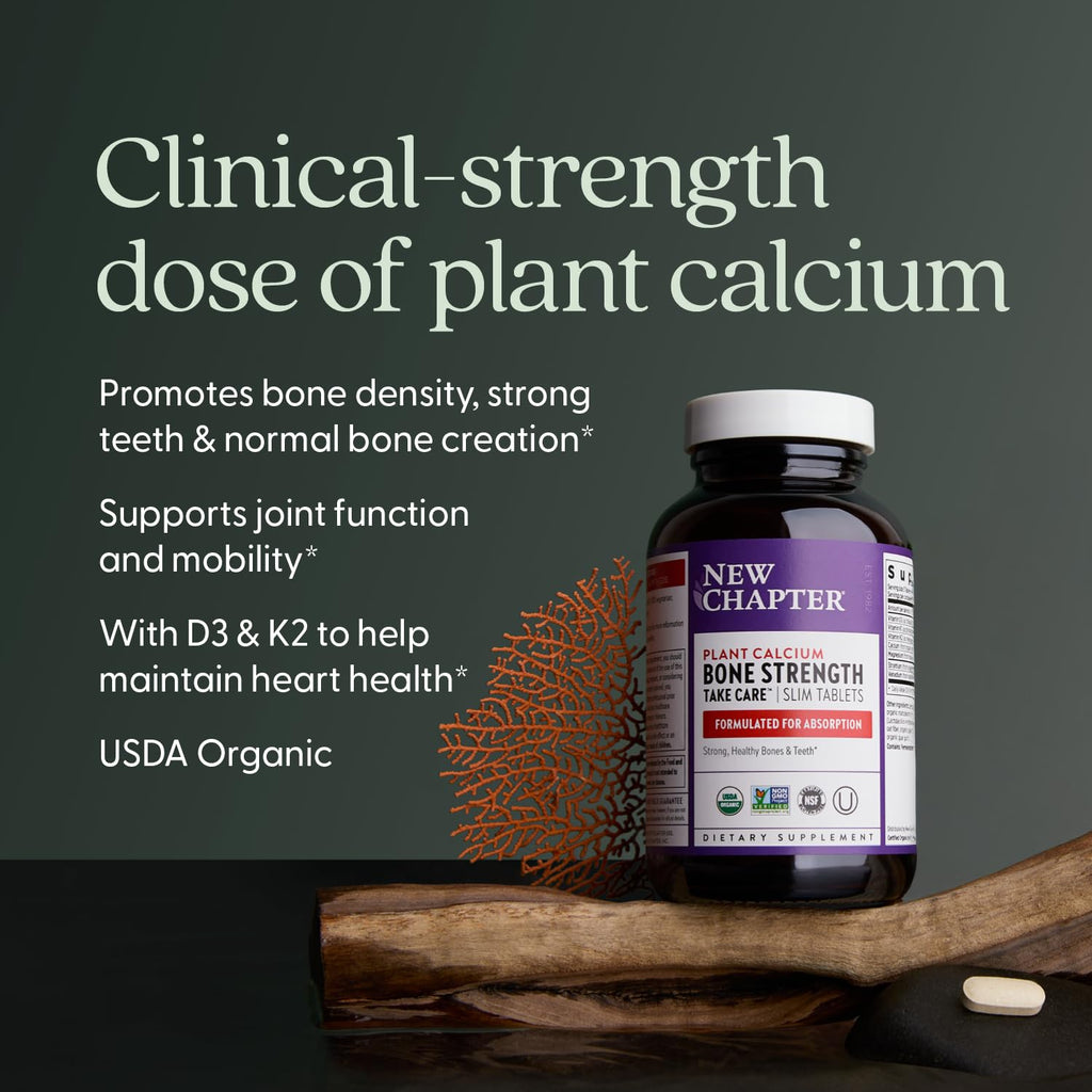 60 slim tablets for daily calcium intake