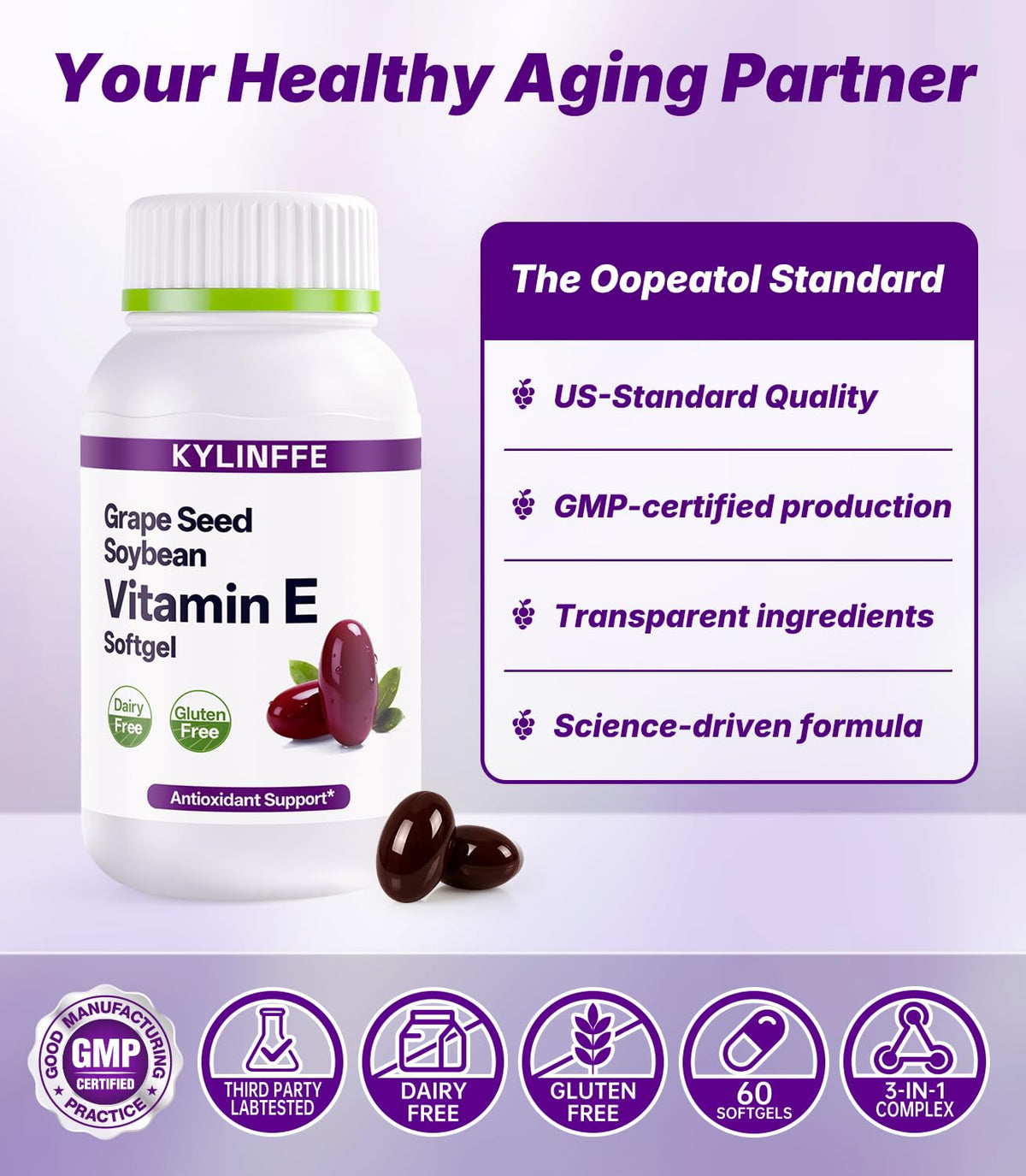 60 softgels for daily antioxidant support