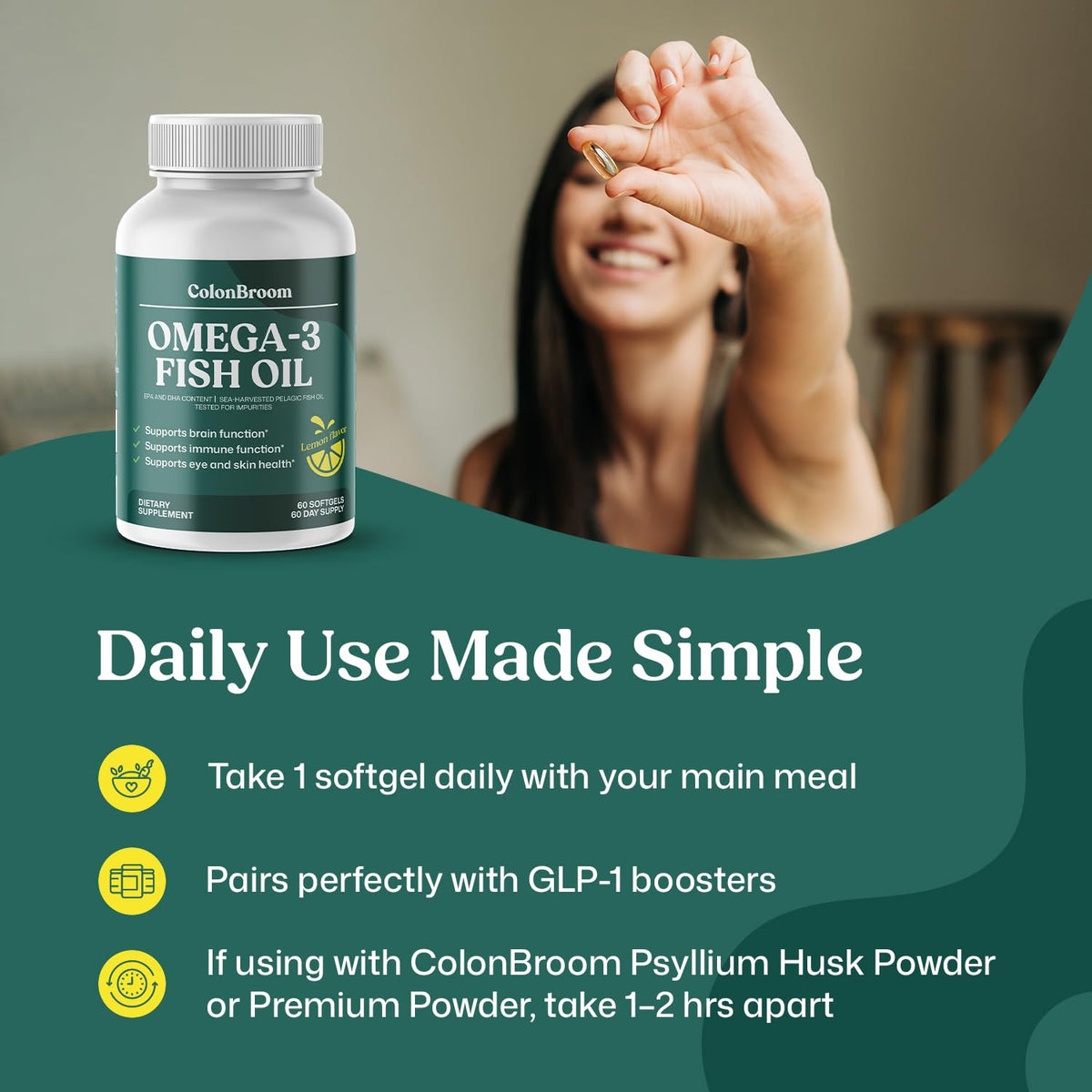60 softgels for daily nutrition