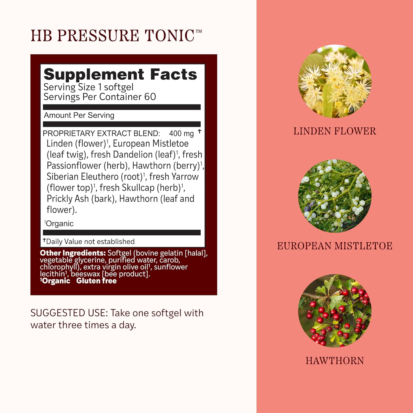 60 softgels for heart health