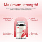 60 softgels of astaxanthin for vitality